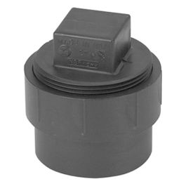 Adapter Fitting Clean Out ABS With Plug 2"